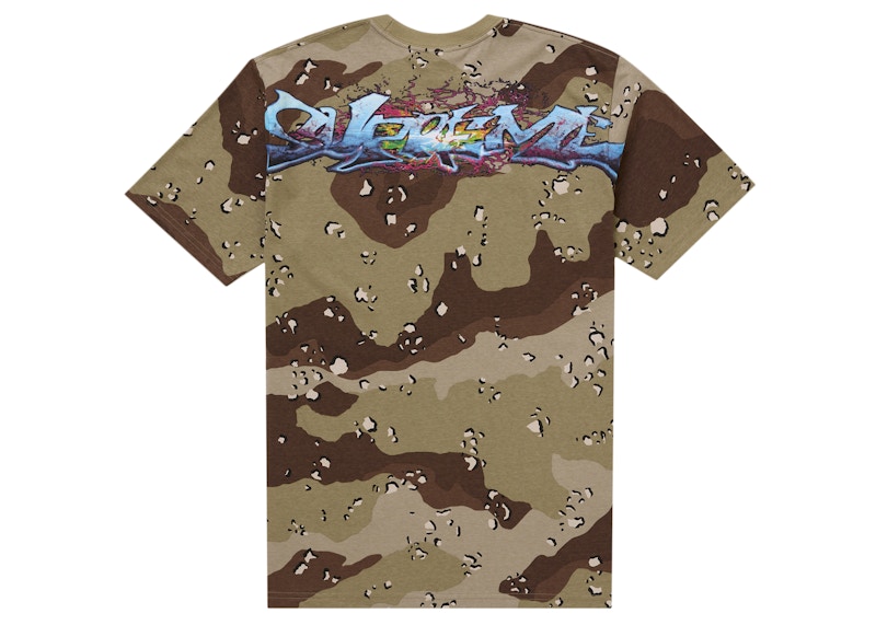Supreme Tag Tee Chocolate Chip Camo Men's - FW25 - US