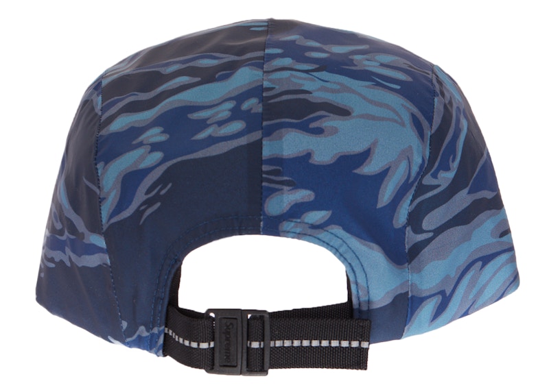 Supreme Tiger Camo Reflective Camp Cap Blue - FW22 - US