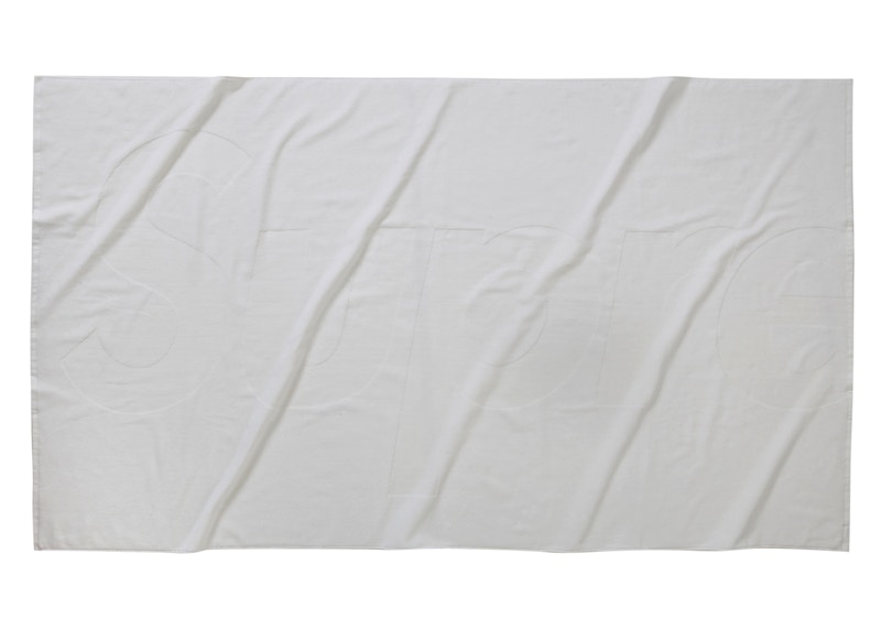 Supreme Tonal Logo Towel (SS24) White - SS24 - US