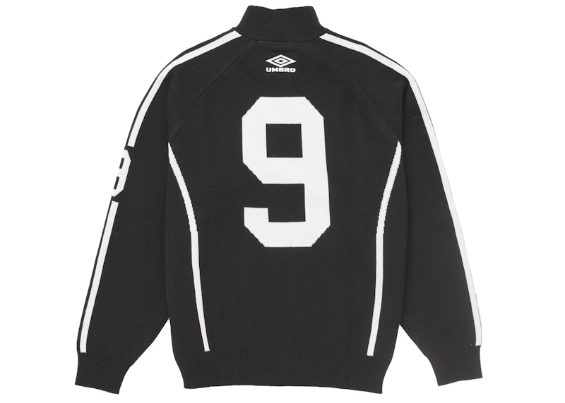 Supreme Umbro Zip Up Sweater Black Men's - SS25 - US