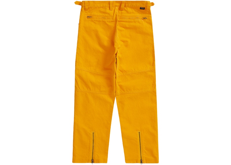 Supreme Vanson Leathers Cordura Denim Racing Pant Yellow Men's - FW22 - GB