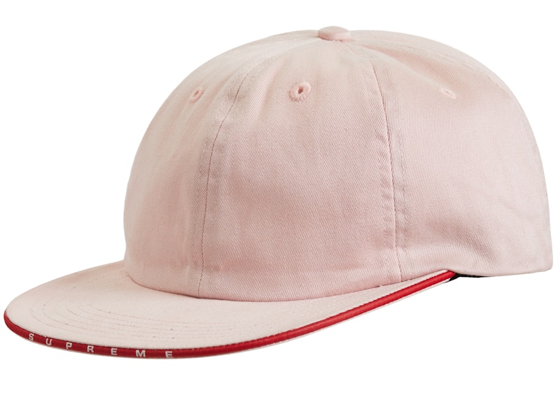 Supreme Visor Logo Twill 6-Panel Pink - SS19 - US