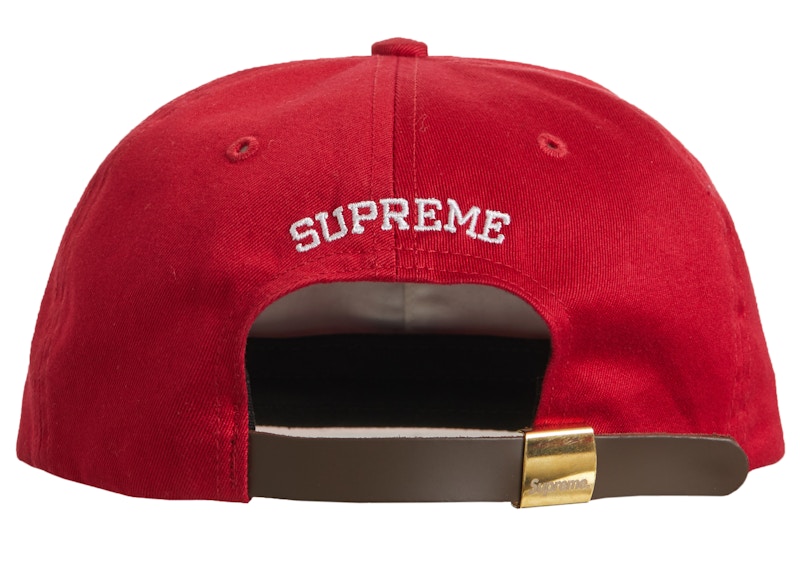 Supreme Visor Logo Twill 6-Panel Red - SS19 - US