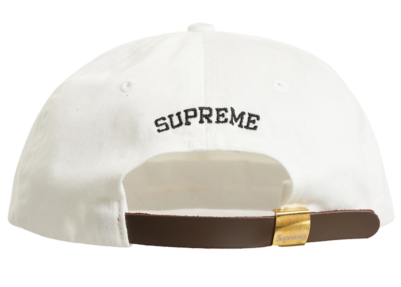 Supreme Visor Logo Twill 6-Panel White - SS19 - US