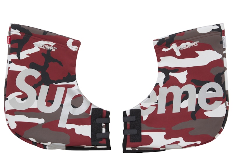 Supreme WINDSTOPPER Handlebar Mitts Red Camo - FW25 - US