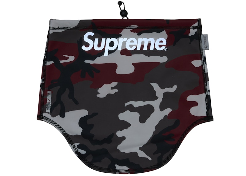 Supreme WINDSTOPPER Neck Gaiter (FW25) Red Camo - FW25 - US