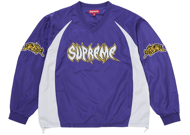 Supreme Warthog Warm Up Pullover Purple Men's - FW25 - US