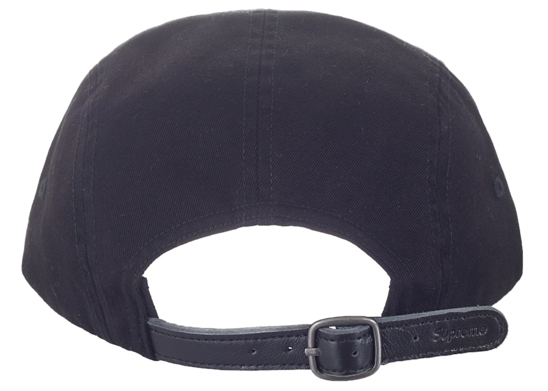Supreme Washed Chino Twill Camp Cap (FW23) Black - FW23 - US