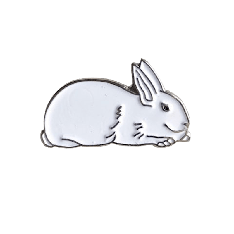 Supreme White Rabbit Pin Silver - FW16 - US