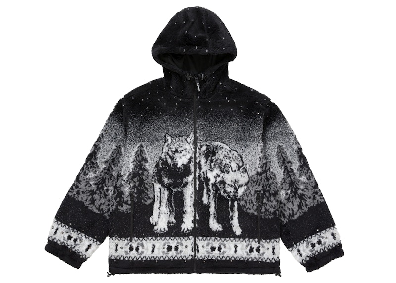 Supreme b.b. Simon Reversible Hooded Fleece Jacket Black メンズ - FW25 - JP