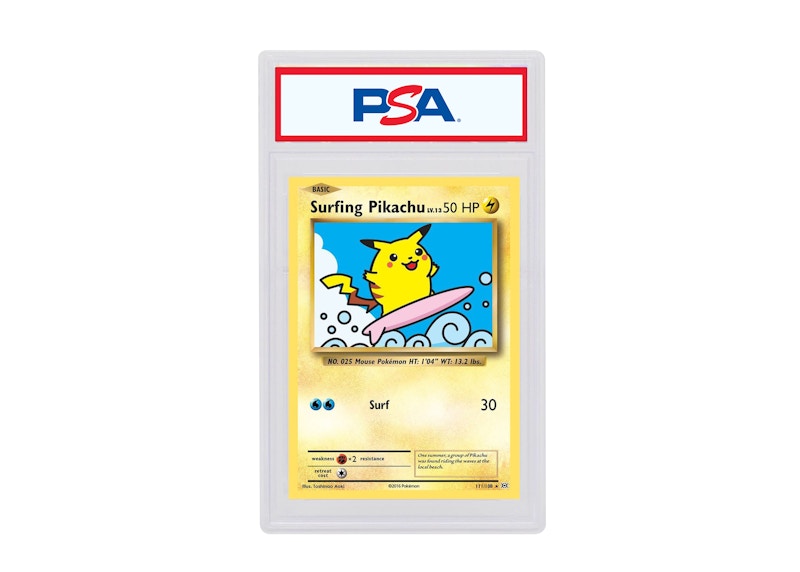 Surfing Pikachu 2016 Pokemon XY Evolutions Secret Rare 111 108 PSA or BGS Graded 2016 US