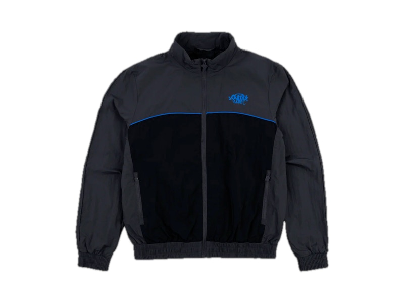 Syna World Logo Shell Track Jacket Grey/Black/Cobalt Men's - US