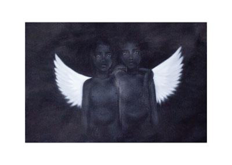 T-Rex Two Angels Print (Signed, Edition of 100) - US