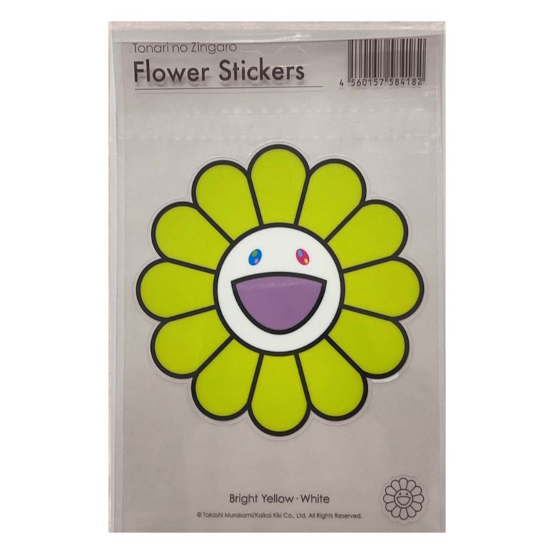 Takashi Murakami Bright Yellow x White Sticker - FW21 - ES