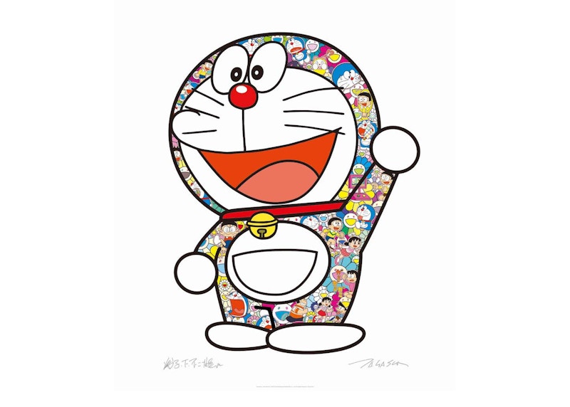 Takashi Murakami Doraemon, Thank You Print (Signed, Edition of 1000) - FR