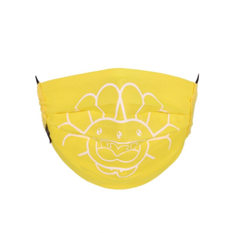 Takashi Murakami Doubleface Flower Face Mask Lemon Yellow/White - SS20 - US