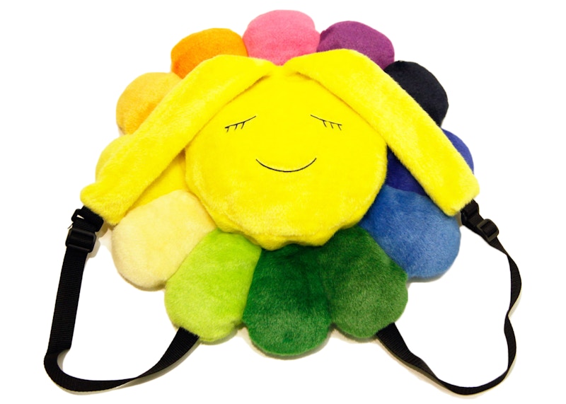 Takashi Murakami Flower Plush Rucksack Backpack Rainbow - US