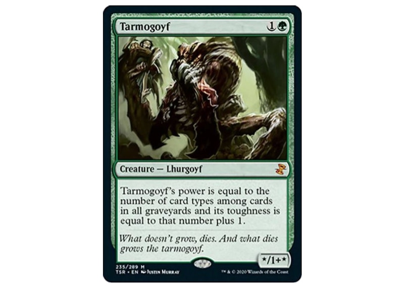 Tarmogoyf Magic: The Gathering TCG Time Spiral: Remastered Mythic #235 ...