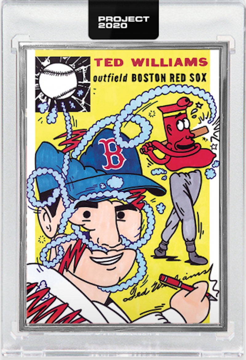 Ted Williams 1954 Topps Project 2020 Ermsy Artist Proof /20 #58 - 1954
