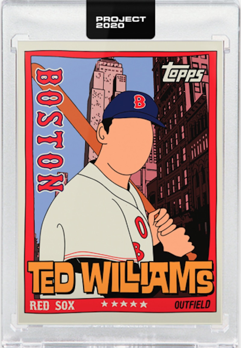 Ted Williams 1954 Topps Project 2020 Fucci Artist Proof /20 #34 - 1954 - US