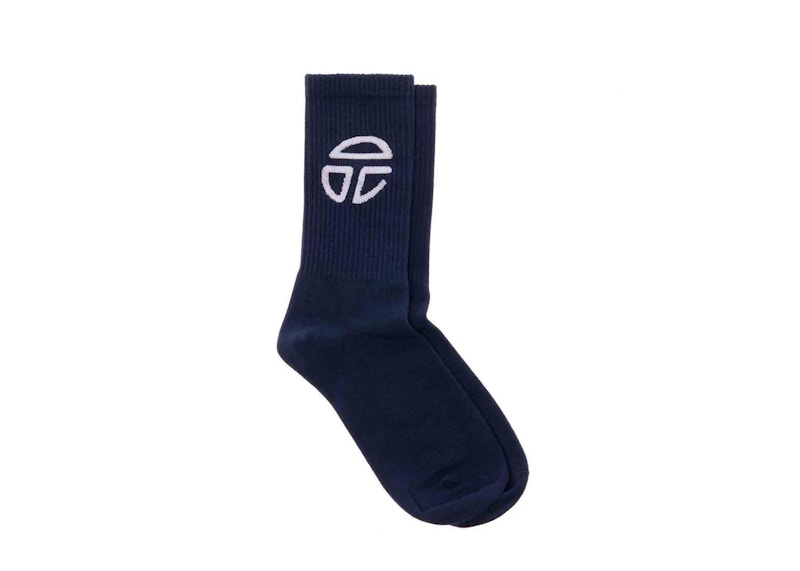 Telfar Athletic Logo Socks Navy - SS22 - US