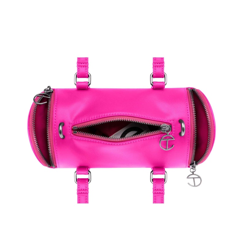 Telfar Duffle Small Azalea in Faux Leather with Silver-tone - MX