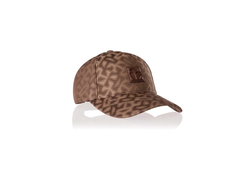 Telfar Chapeau Jacquard Logo Brun Monogram de la Collection - SS23 - FR