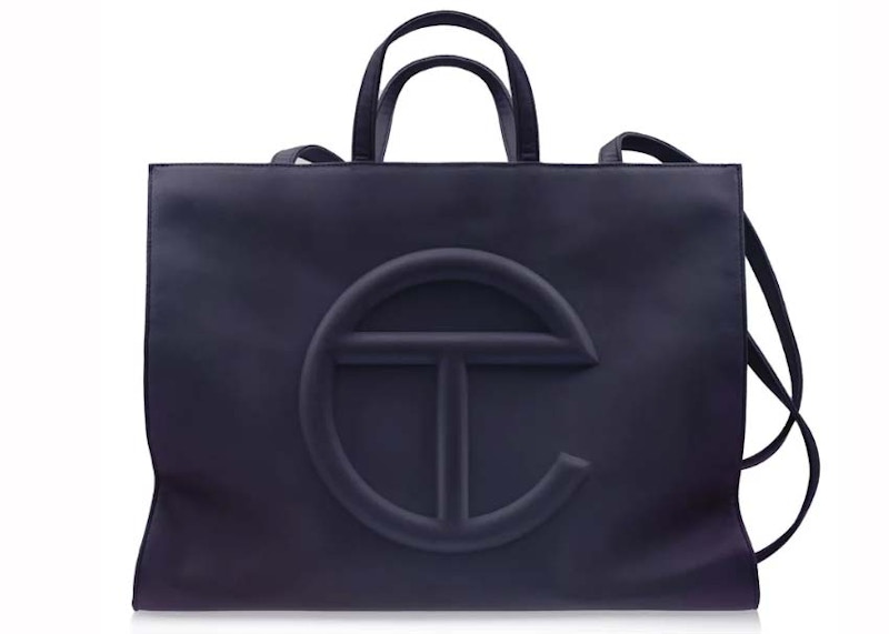 Telfar Large Shopping Bag Flash in Polyurethane/Polyester with Silver ...