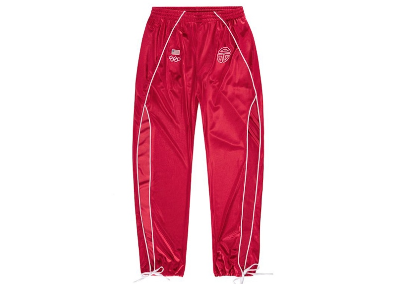 Telfar Liberia Split Track Pant Red - FW21 - GB