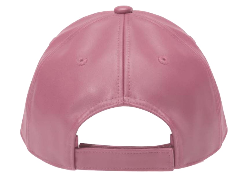 Telfar Logo Embossed Hat Corned Beef in Vegan Leather - US
