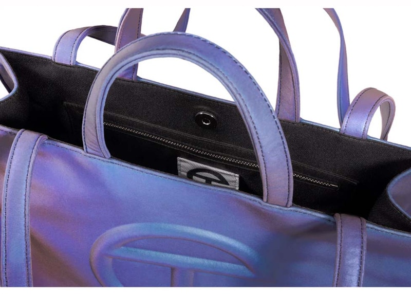 Telfar Medium Shopping Bag Flash in Polyurethane/Polyester with Silver ...