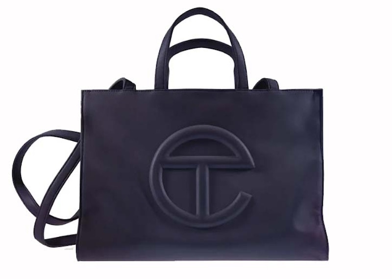 Telfar Medium Shopping Bag Flash in Polyurethane/Polyester with Silver ...