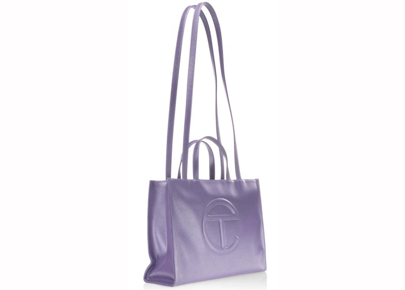 Telfar Medium Shopping Bag Kush in Polyurethane/Polyester with Silver ...