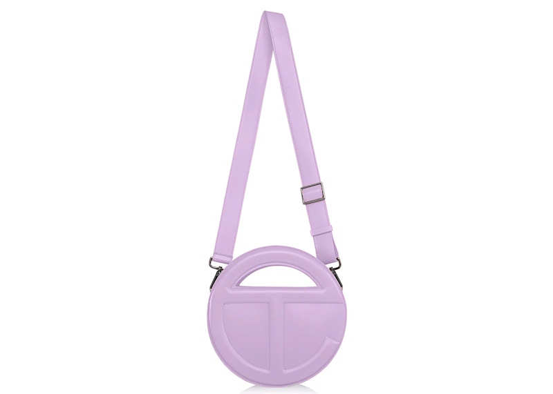 Telfar Round Telfar Circle Bag Lavender in Polyurethane/Polyester with ...