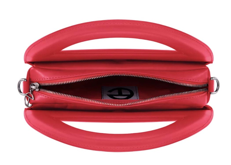 Telfar Round Telfar Circle Bag Red in Polyurethane/Polyester with ...