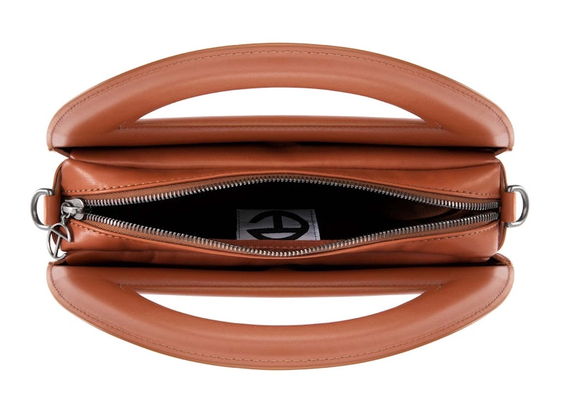 Telfar Round Telfar Circle Bag Tan in Polyurethane/Polyester with ...