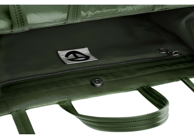 Telfar Large Puff Shopper Green in Nylon with Silver-tone - US