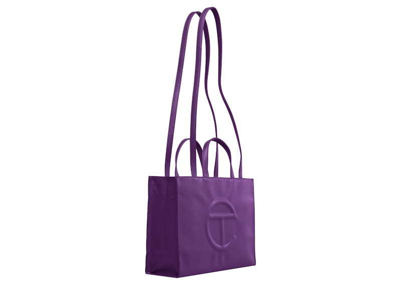 Telfar Shopping Bag Medium Grape in Vegan Leather - US