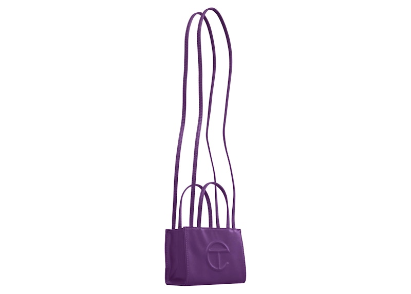 Telfar Shopping Bag Small Grape in Vegan Leather - US