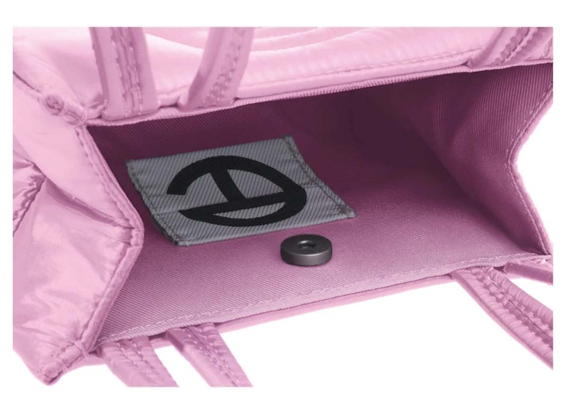 Telfar Small Puff Shopper Bubblegum in Nylon with Silver-tone - US