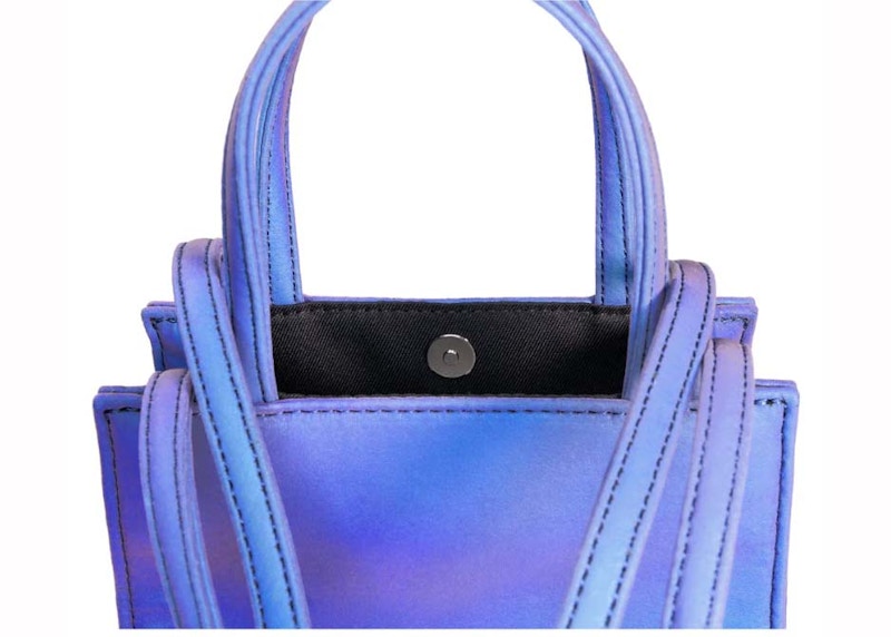 Telfar Small Shopping Bag Flash in Polyurethane/Polyester with Silver ...