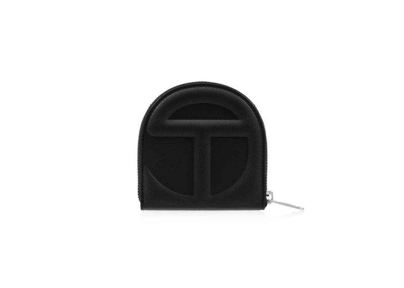 Telfar Wallet Black in Leather with Silver-tone - US