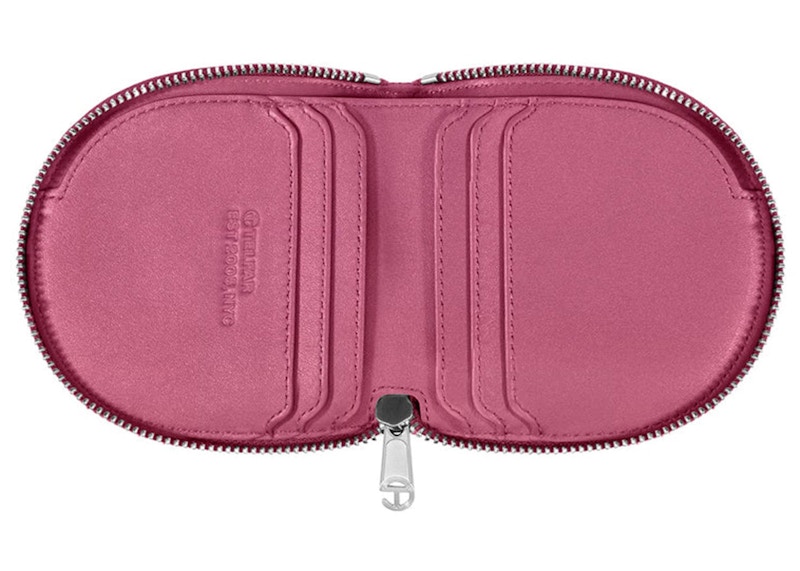 Telfar Wallet Corned Beef in Leather with Silver-tone - US