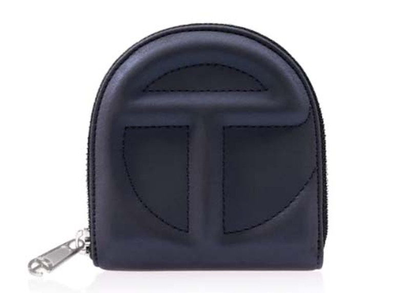 Telfar Wallet Flash in Polyurethane/Polyester with Silver-tone - US