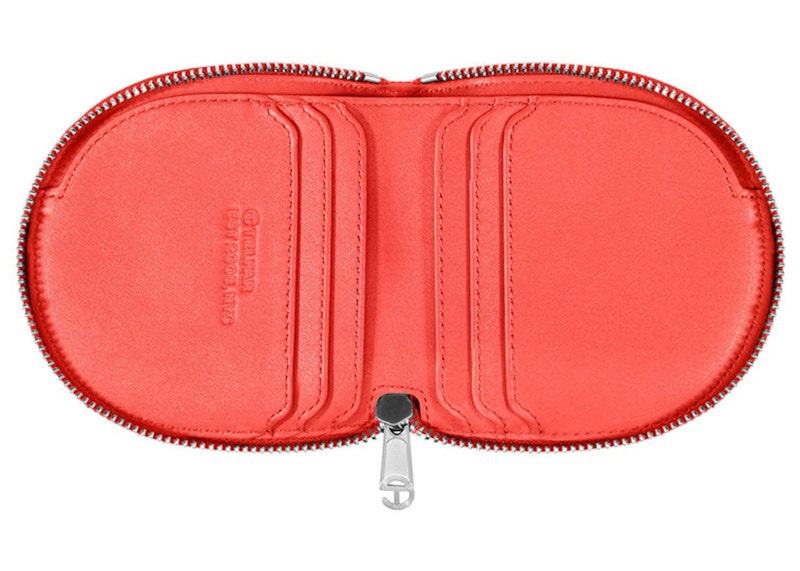 Telfar Wallet Hazard in Leather with Silver-tone - US