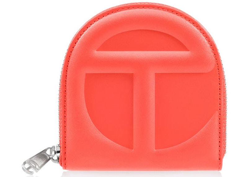 Telfar Wallet Hazard in Leather with Silver-tone - US
