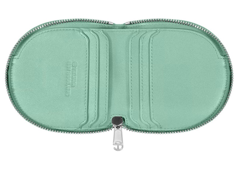 Telfar Wallet Sage in Leather with Silver-tone - US