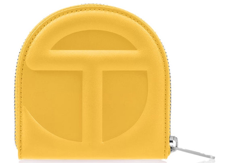 Telfar Wallet Yellow in Leather with Silver-tone - US
