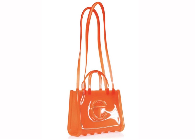 Telfar x Melissa Medium Jelly Shopper Orange in PVC - US