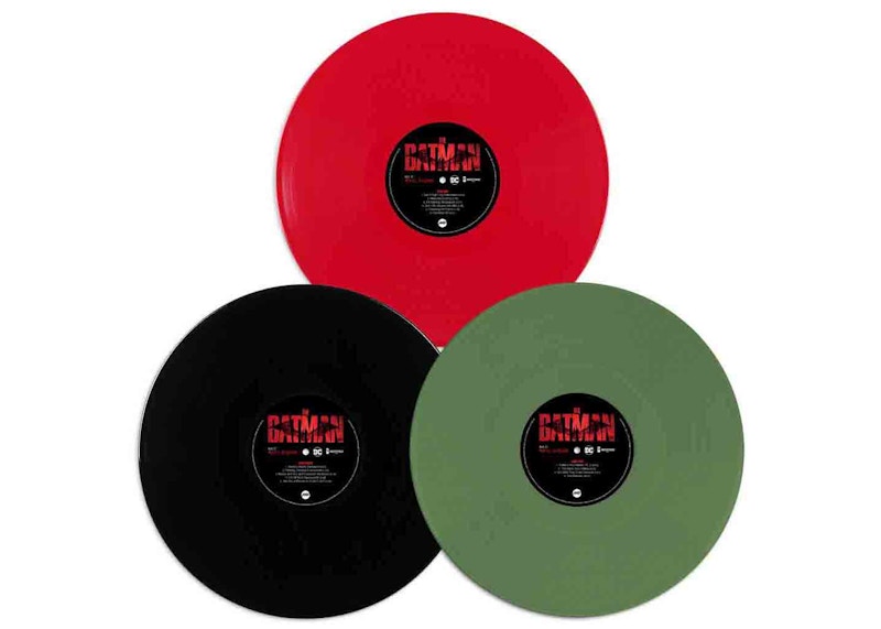 The Batman Original Motion Picture Soundtrack 3XLP Vinyl Green/Black ...